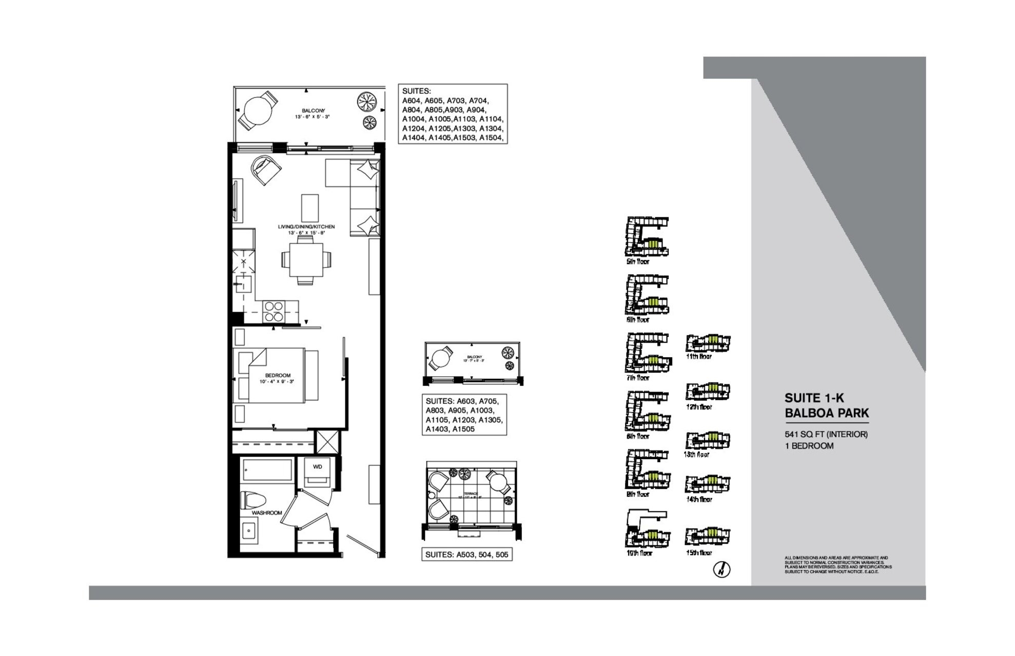Floor Plans - Downtown Markham-04 - Condo Investments