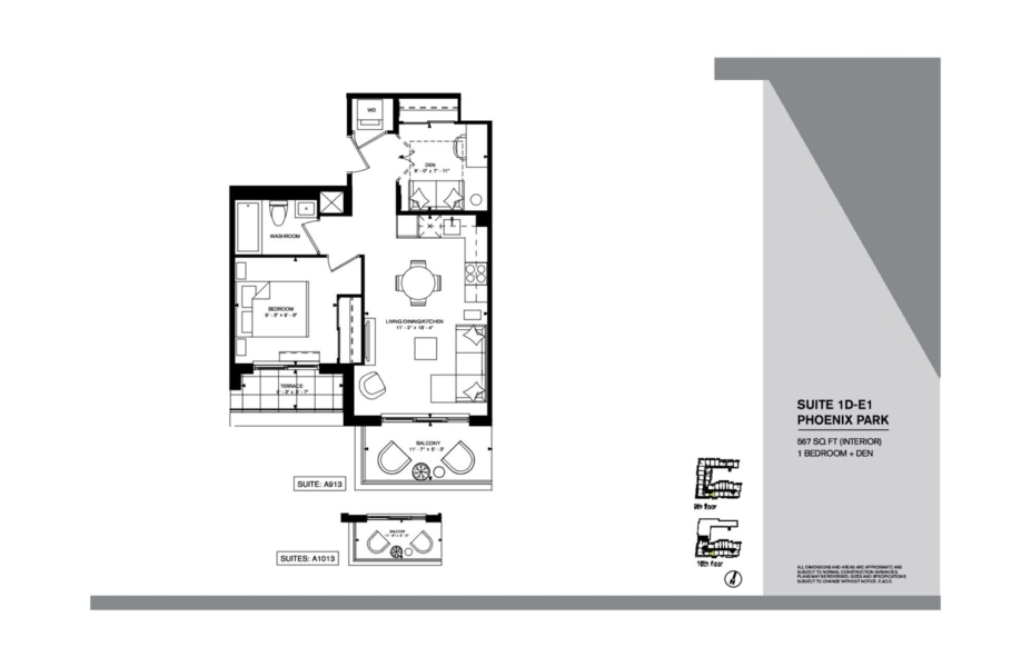 Floor Plans - Downtown Markham-05 - Condo Investments