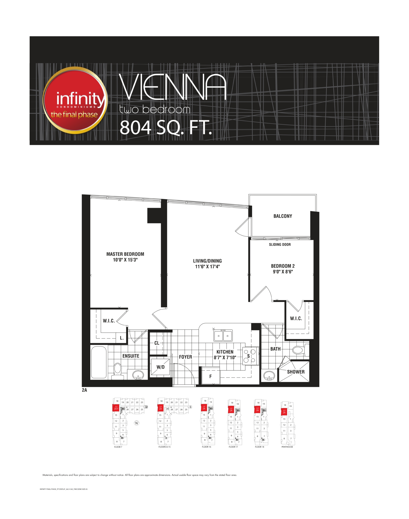 Floor Plans - Infinity The Final Phase Condos - 12 - Condo Investments