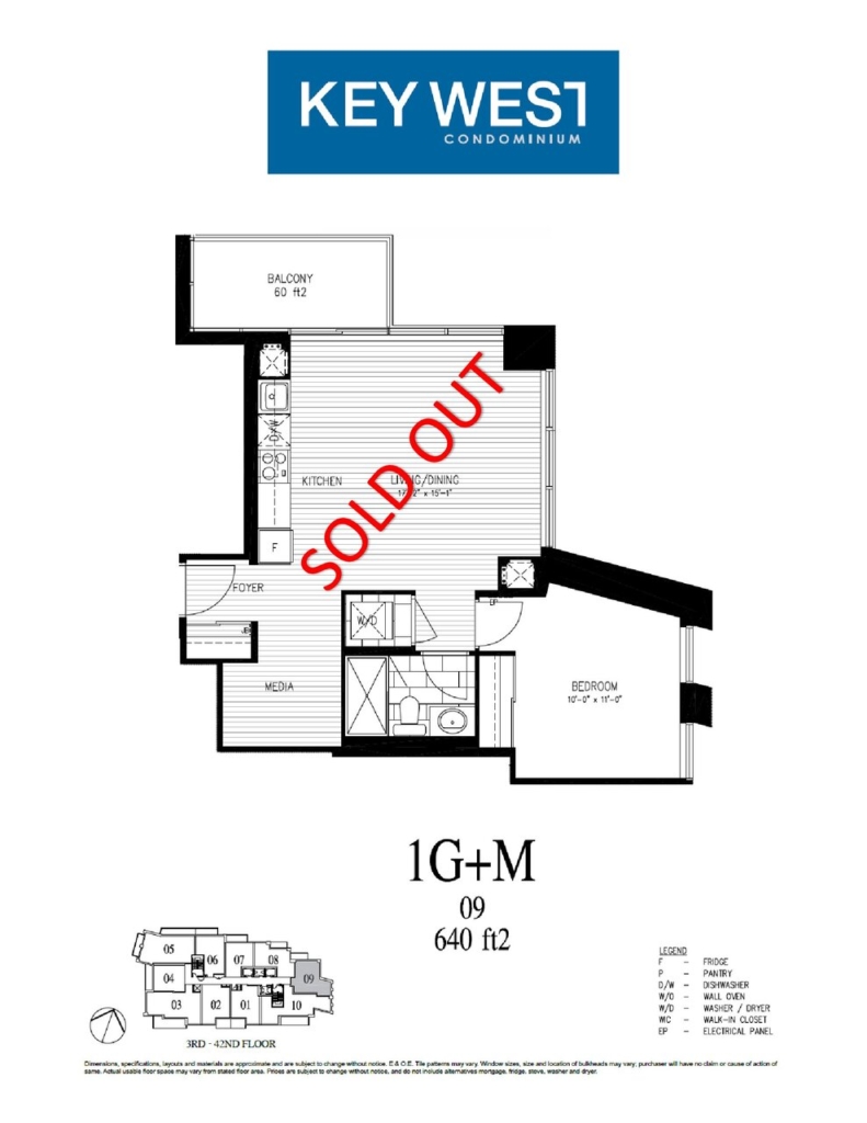 Floor Plans - Key West-10 - Condo Investments