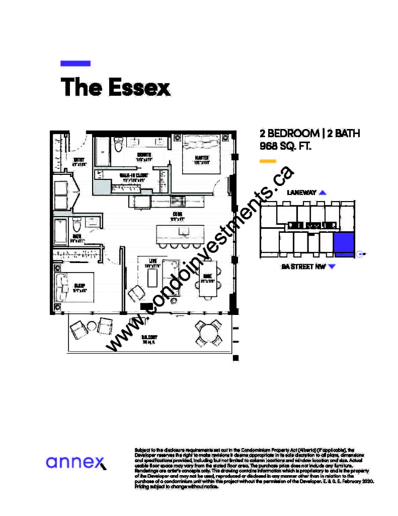 floor-plan-the-annex-calgary-1 - Condo Investments