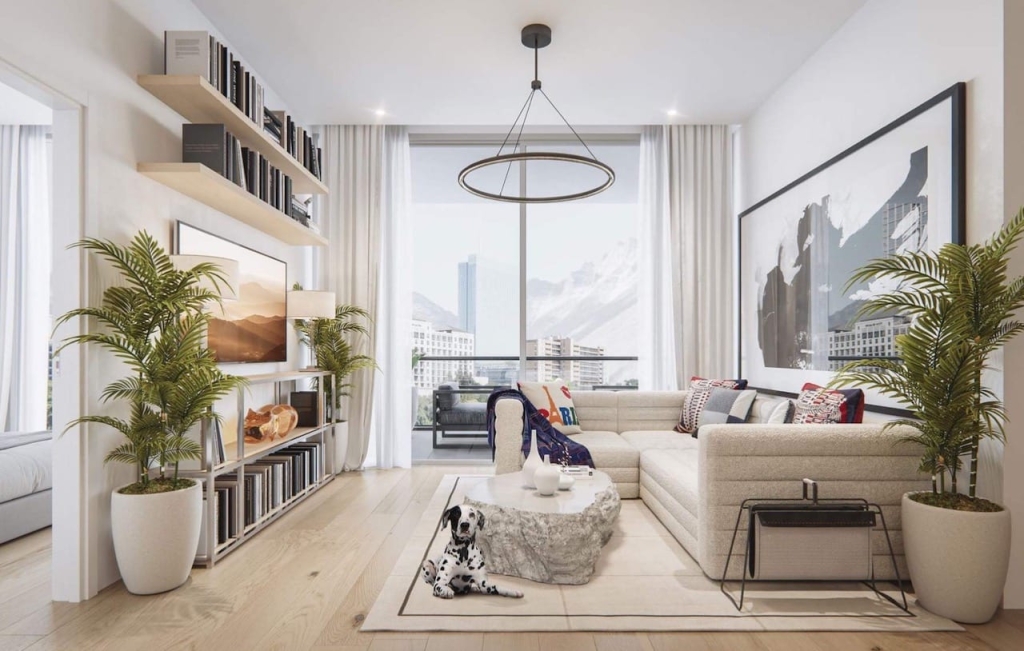 rendering-mondrian-condos-suite-interior - Condo Investments