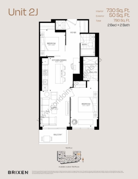floor-plan-exhale-residences-on-lakeshore-4 - Condo Investments